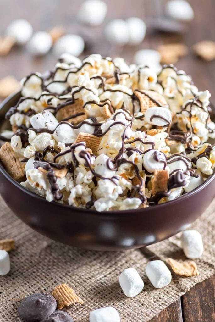 S'mores Popcorn Recipe - Almost Supermom
